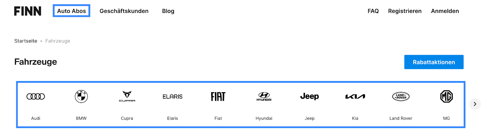 Wie finde ich das passende FINN Auto Abo? – FINN Support